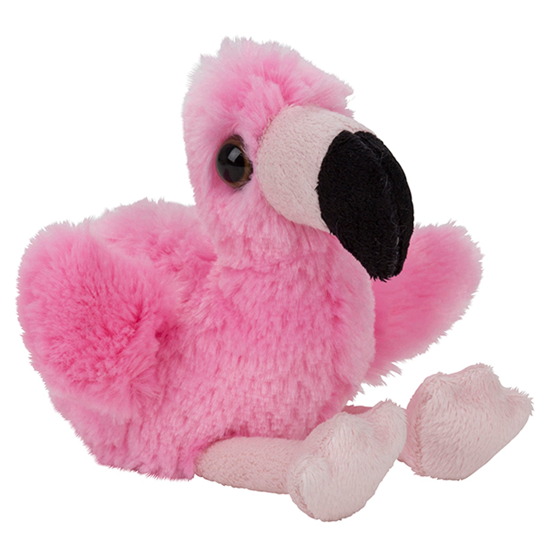 Fluffy Flamingo soft toy - small